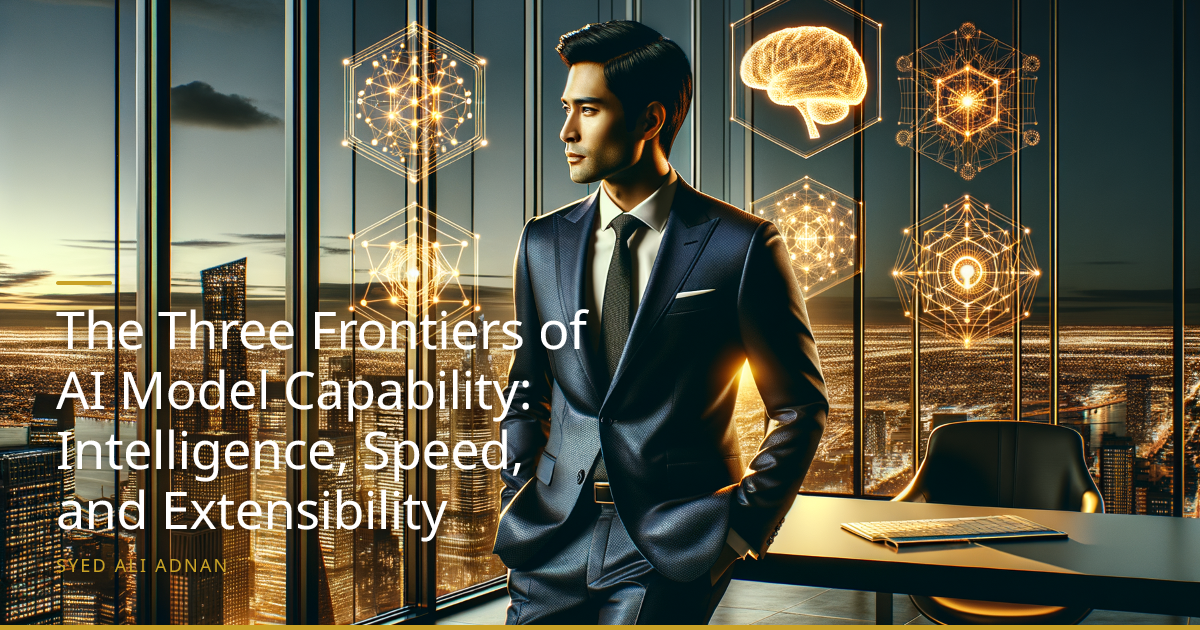 The Three Frontiers of AI Model Capability: Intelligence, Speed, and ...